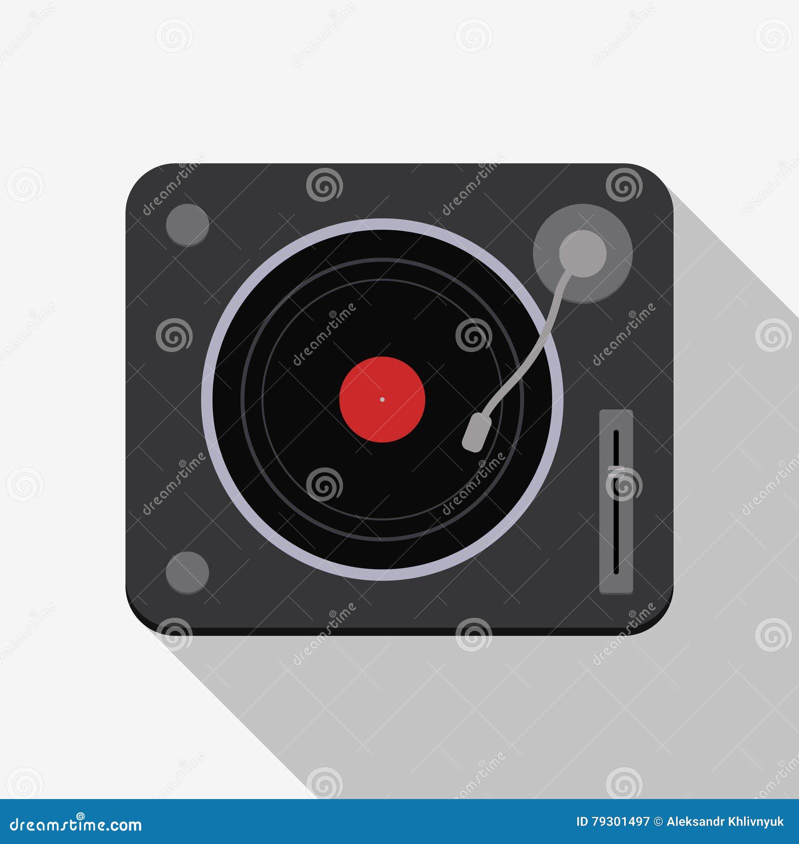 DJ console illustration stock illustration. Illustration of design ...