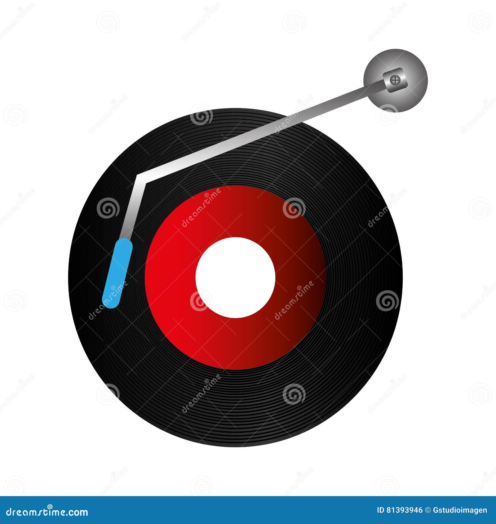 Dj console isolated icon stock vector. Illustration of concert - 81393946