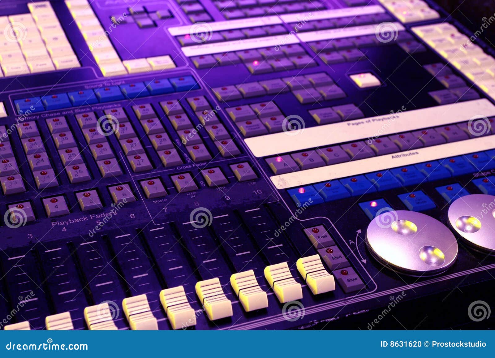 DJ Control Panel - Music Mixer Stock Photo - Image of disc, mixer: 8631620