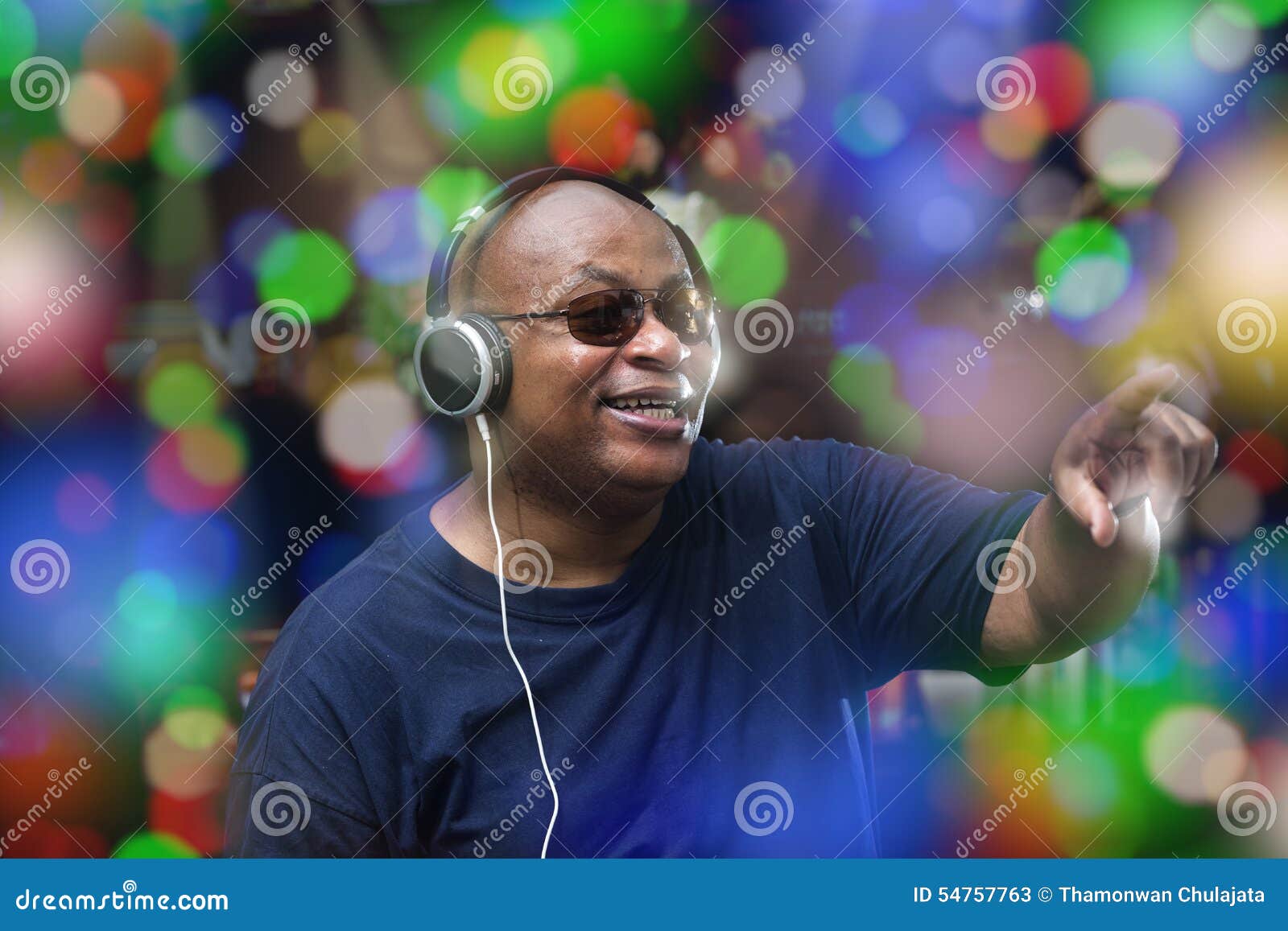 DJ stock image. Image of mixing, jockey, headphone, entertainment ...