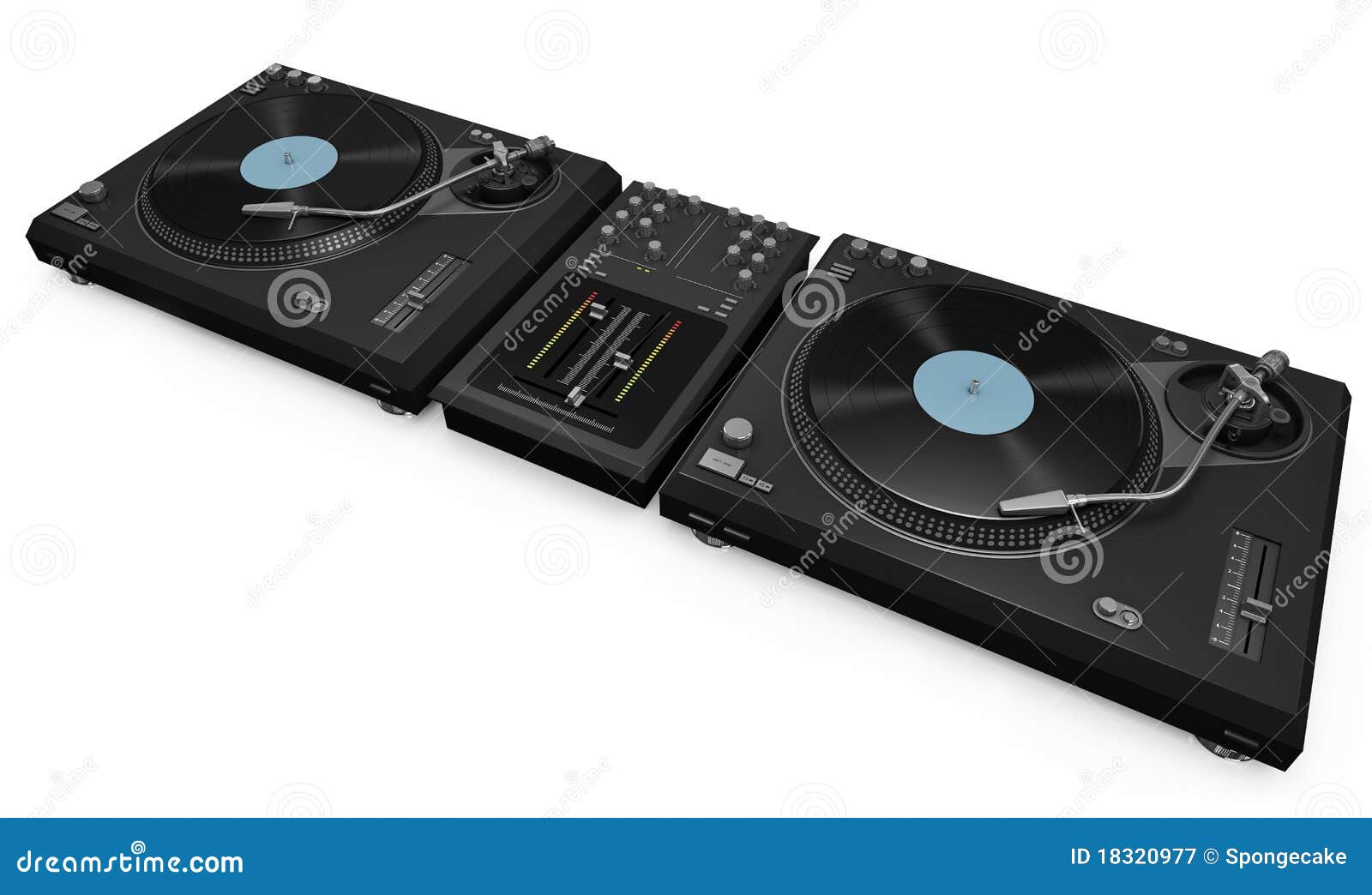 DJ gear stock illustration. Illustration of funky, gramophone - 18320977