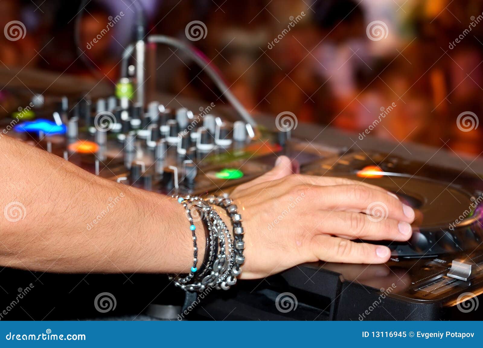 Dj hand stock image. Image of mixing, boredom, horizontal - 13116945