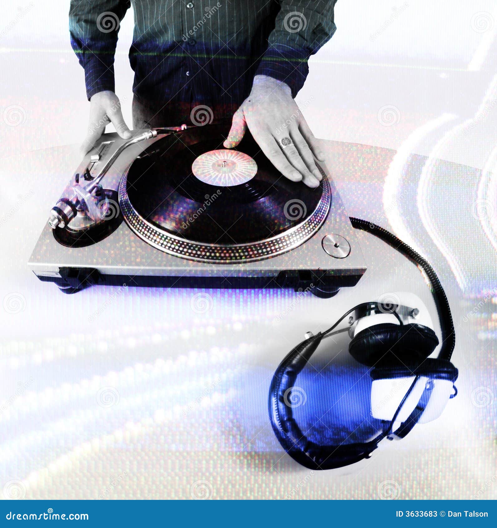 Dj hand stock image. Image of jockey, plastic, person - 3633683