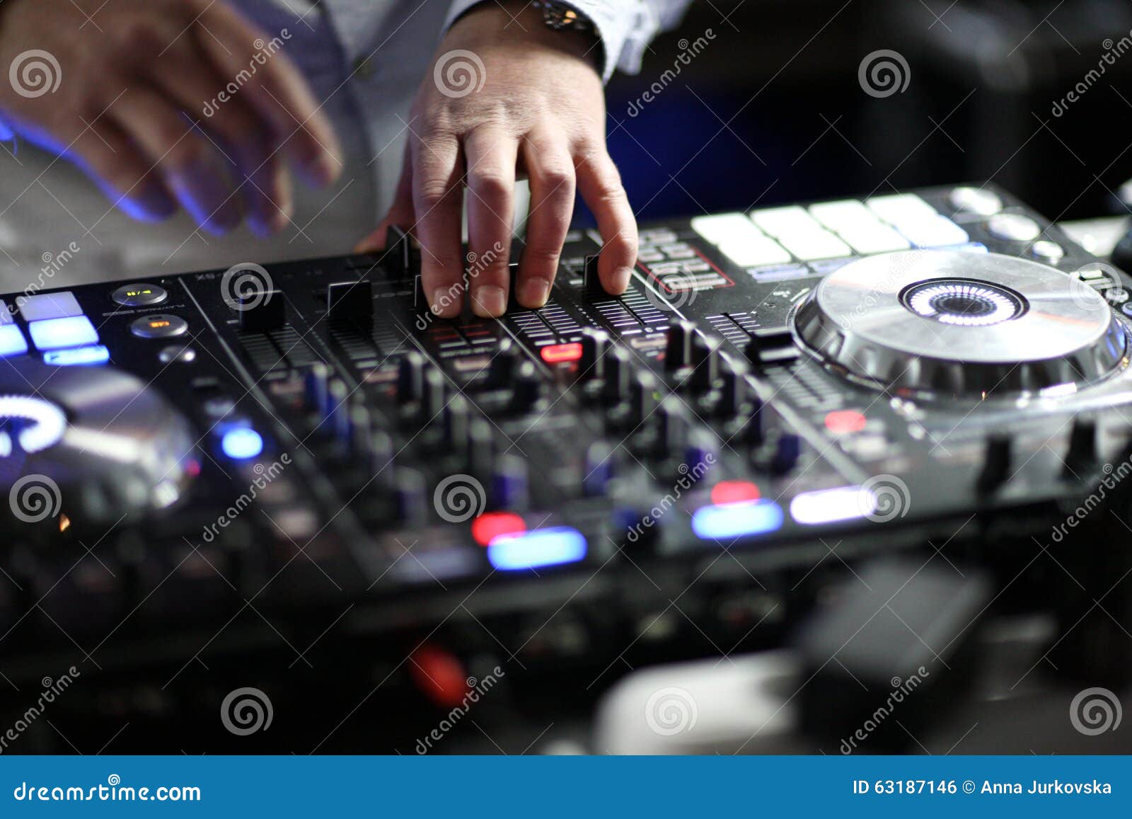 Dj hands stock photo. Image of instrument, entertainment - 63187146