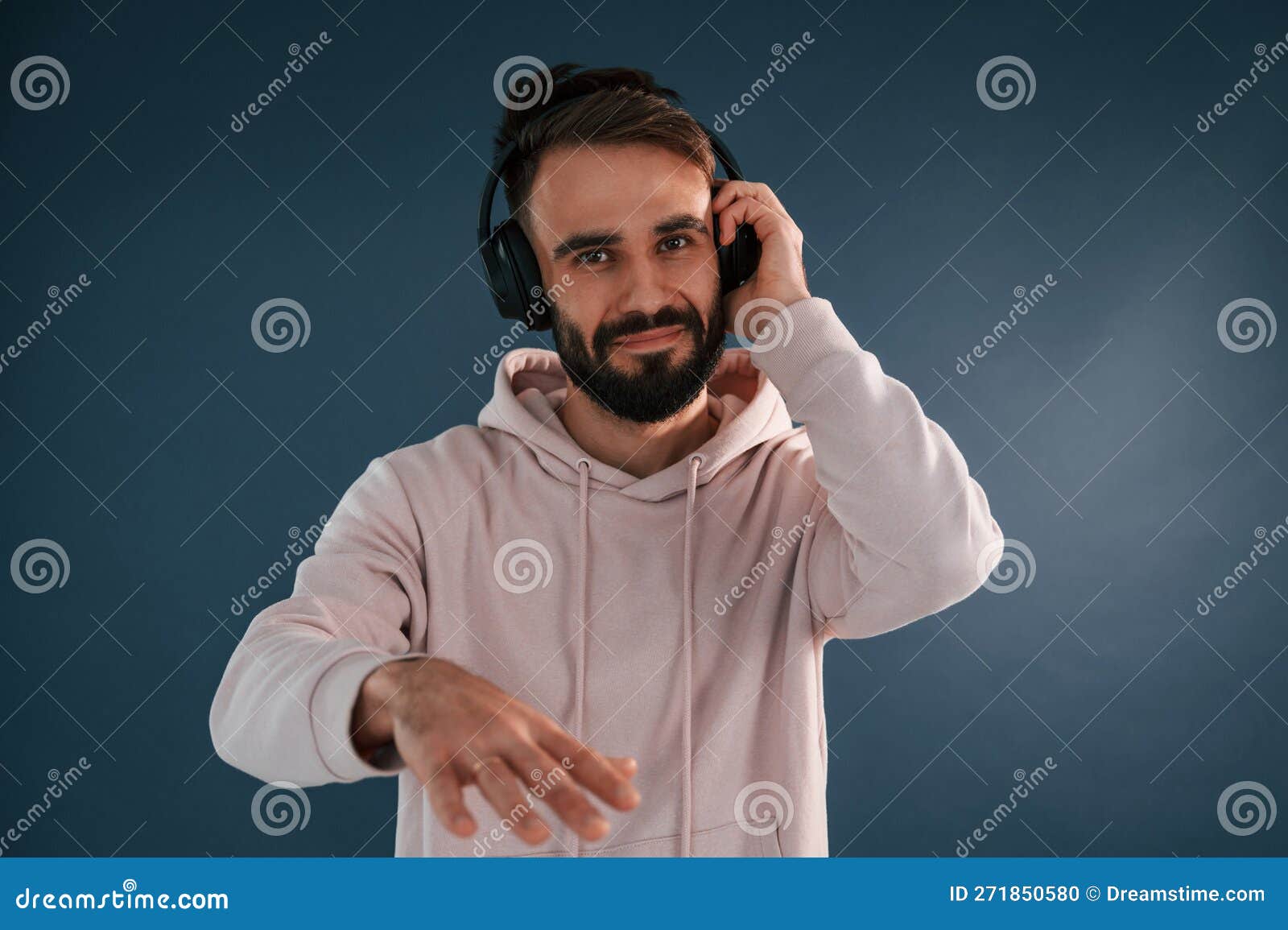197 Handsome Dj Posing Studio Headphones Stock Photos - Free & Royalty ...