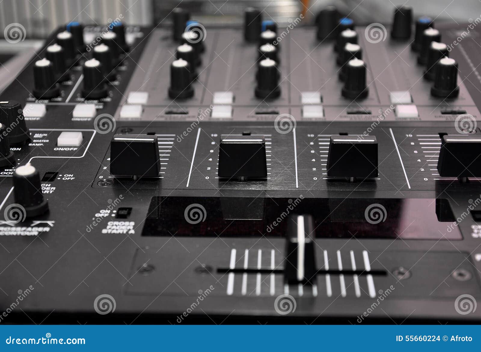 DJ mixer controller stock photo. Image of clubbing, enjoyment - 55660224