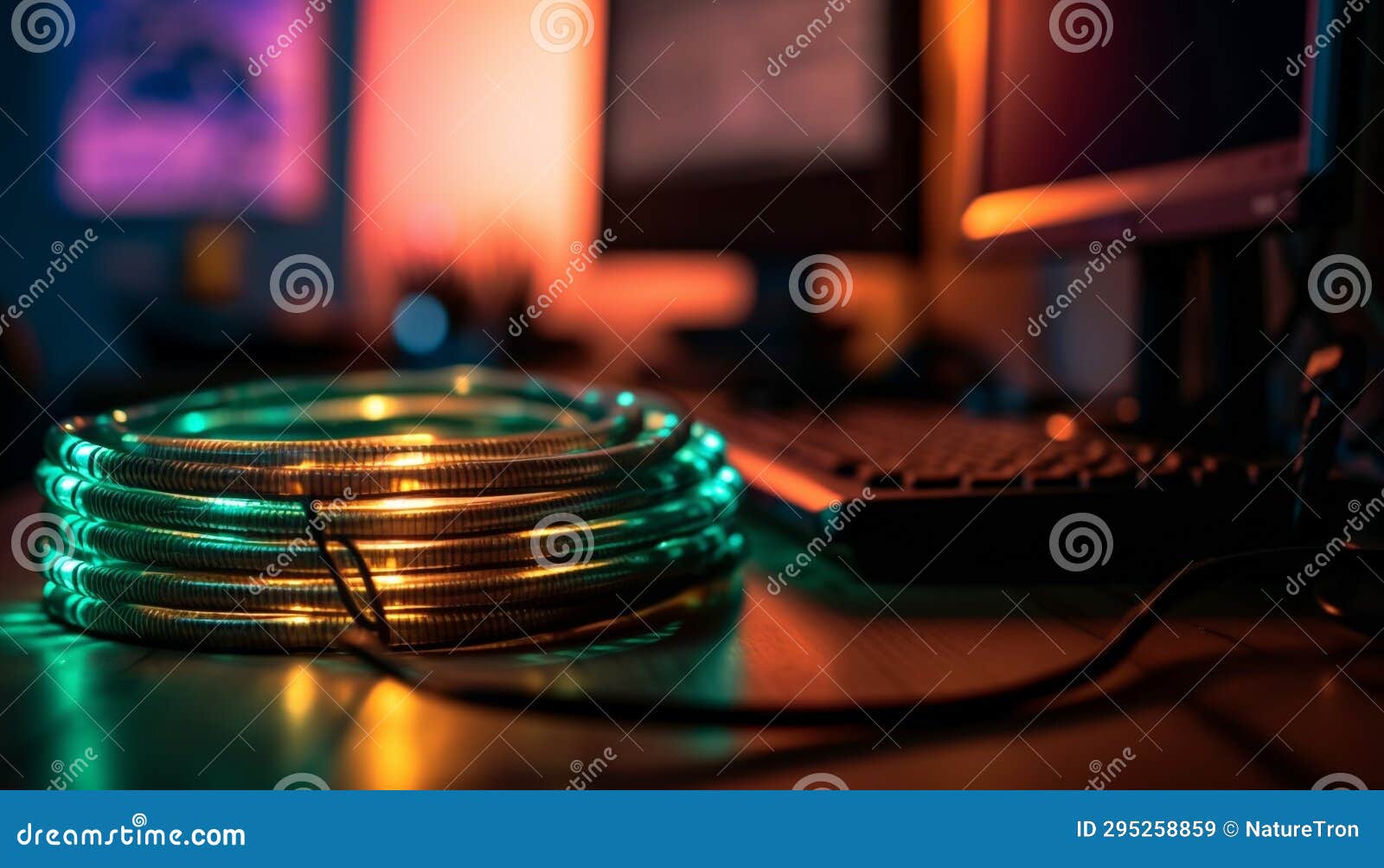 Dj Mixer in a Nightclub Dj Mixer in Action Computer Network Cable Stock ...