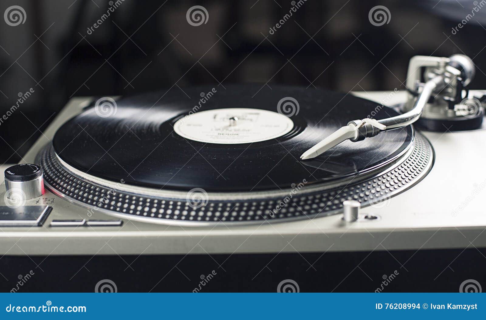 DJ mixer stock photo. Image of deck, equipment, player - 76208994