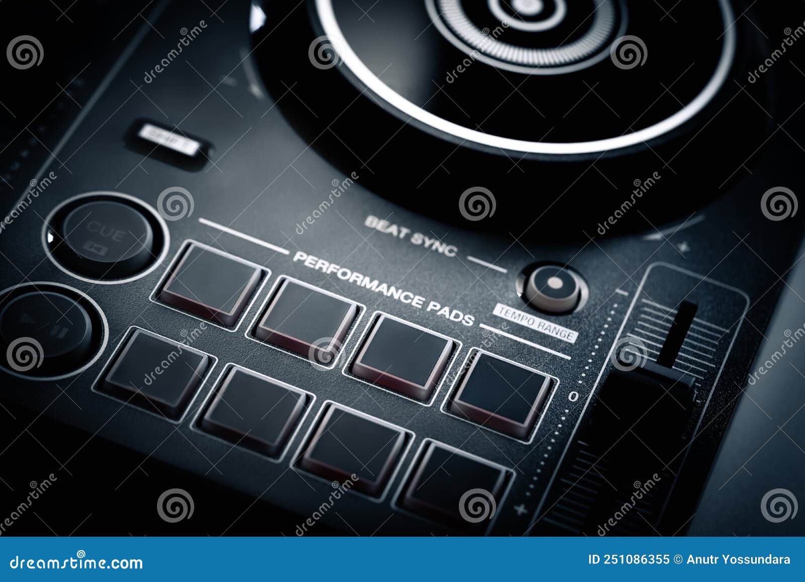 DJ Mixing Controller Connecting To Laptop and Tablet Using USB Cable ...