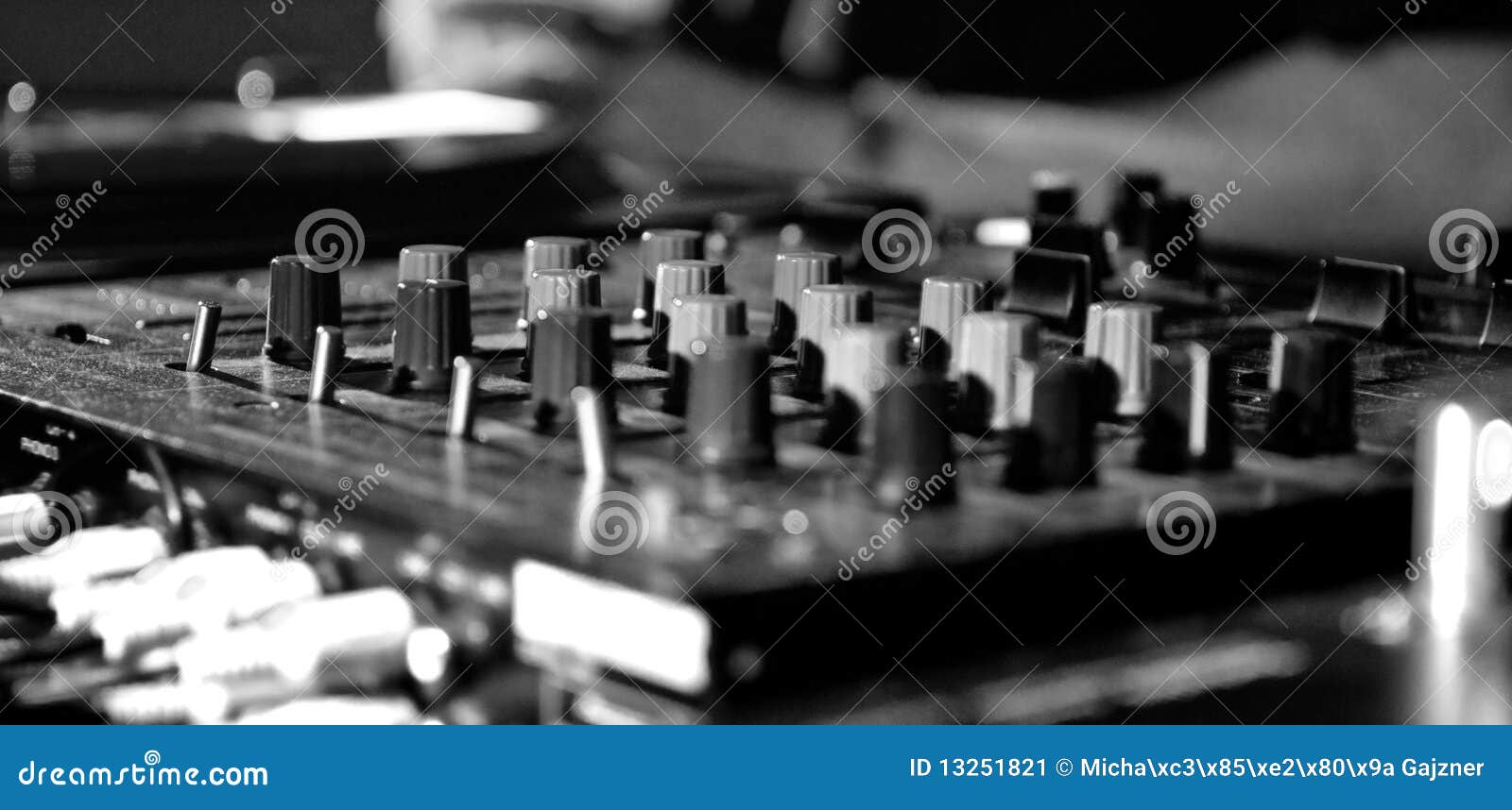 Dj Panel Music stock image. Image of mixing, indoors - 13251821