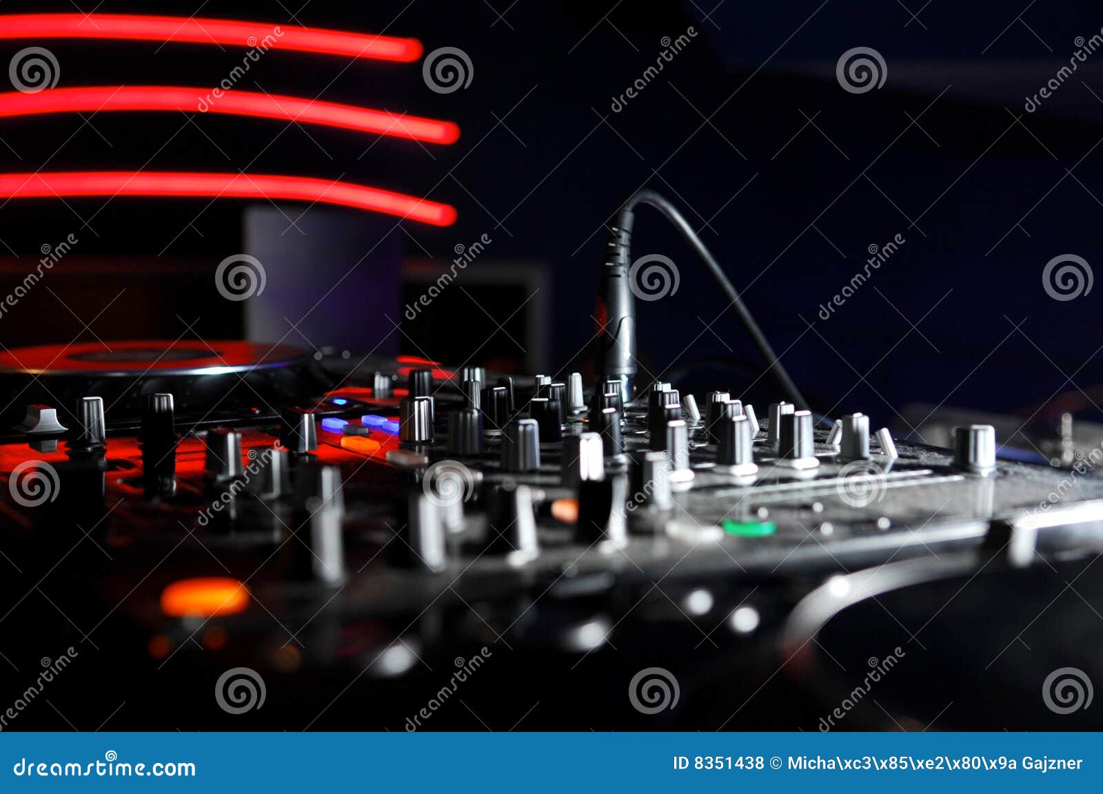 Dj Panel Music stock photo. Image of indoors, nightclub - 8351438