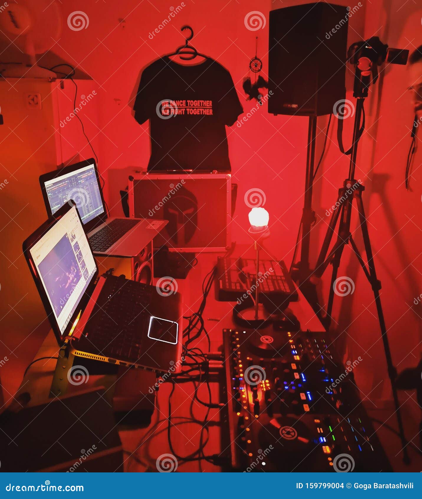 Dj Performance stock photo. Image of home, performance - 159799004