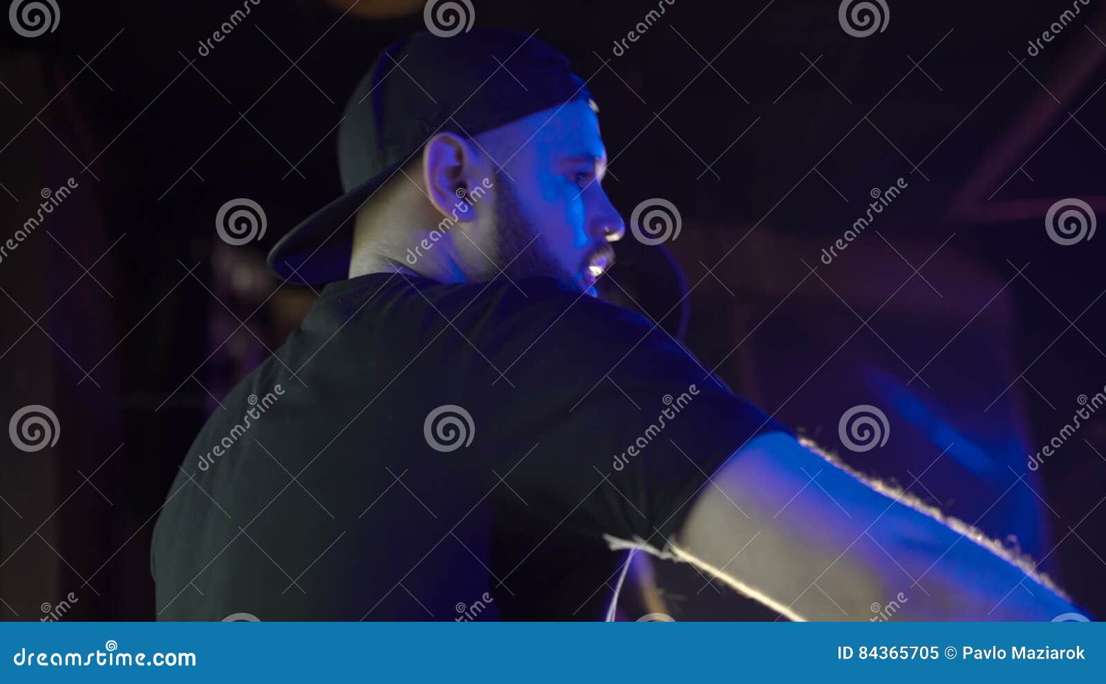 Dj and Pj Dancing on the Scene for Audience 4K Stock Video - Video of ...