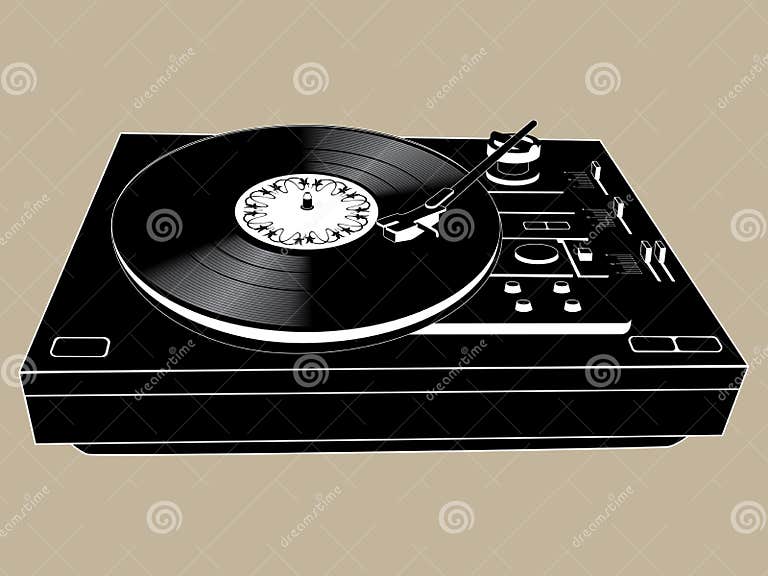 DJ s deck stock vector. Illustration of background, beats - 9167557