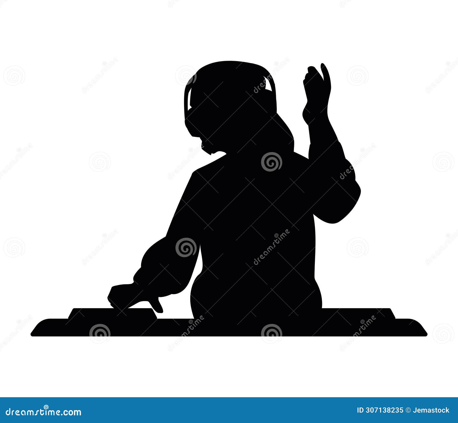 Dj Silhouette Entertainment Stock Vector - Illustration of equipment ...