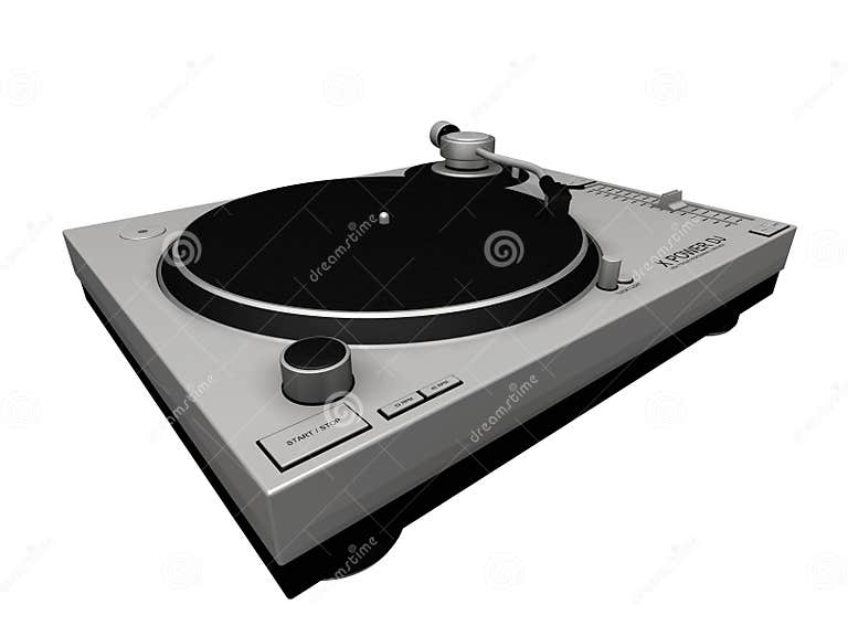 Dj Turntable 01 stock illustration. Illustration of turntables - 461349