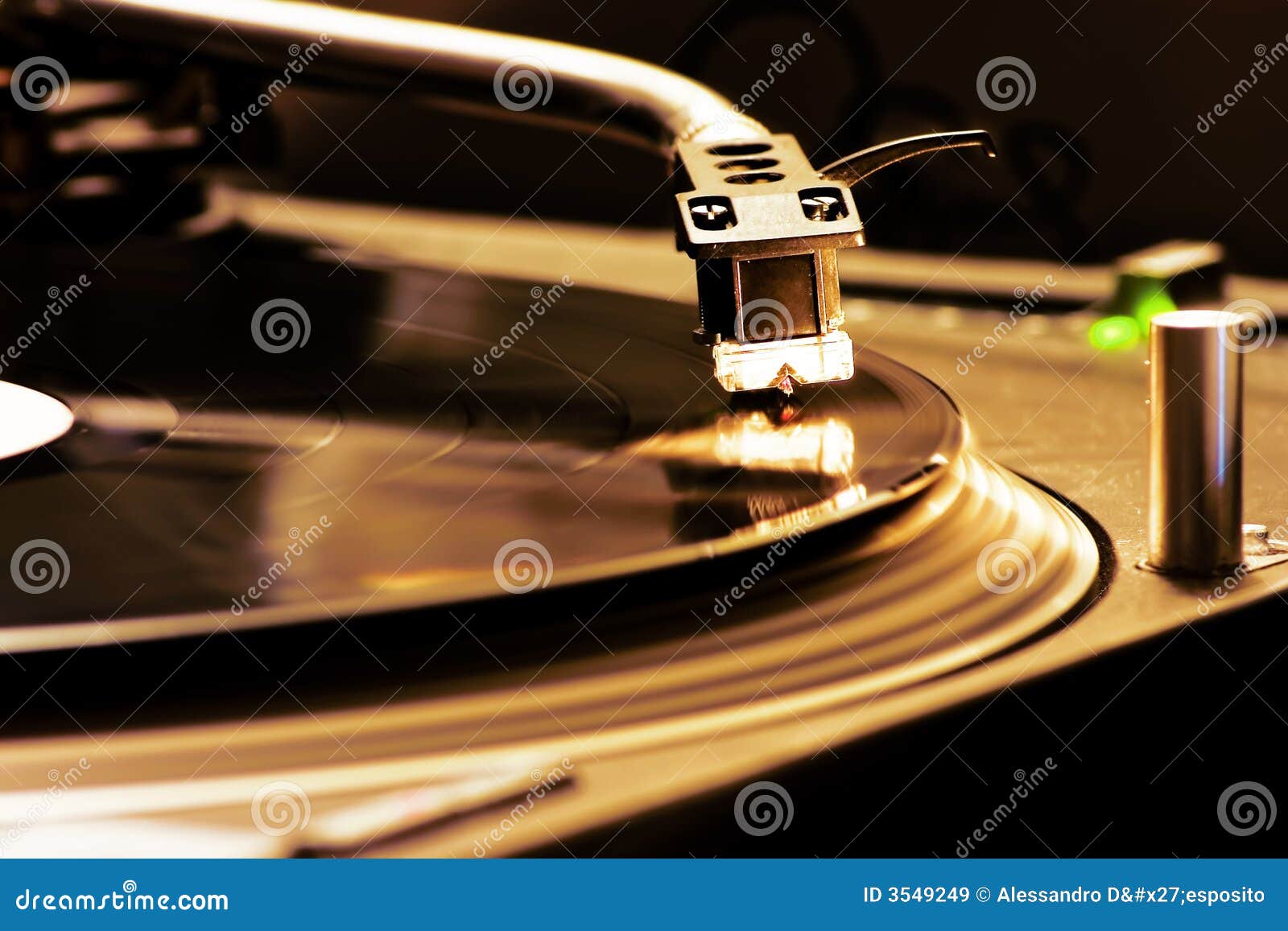 DJ Turntable stock image. Image of jockey, pitch, analog - 3549249