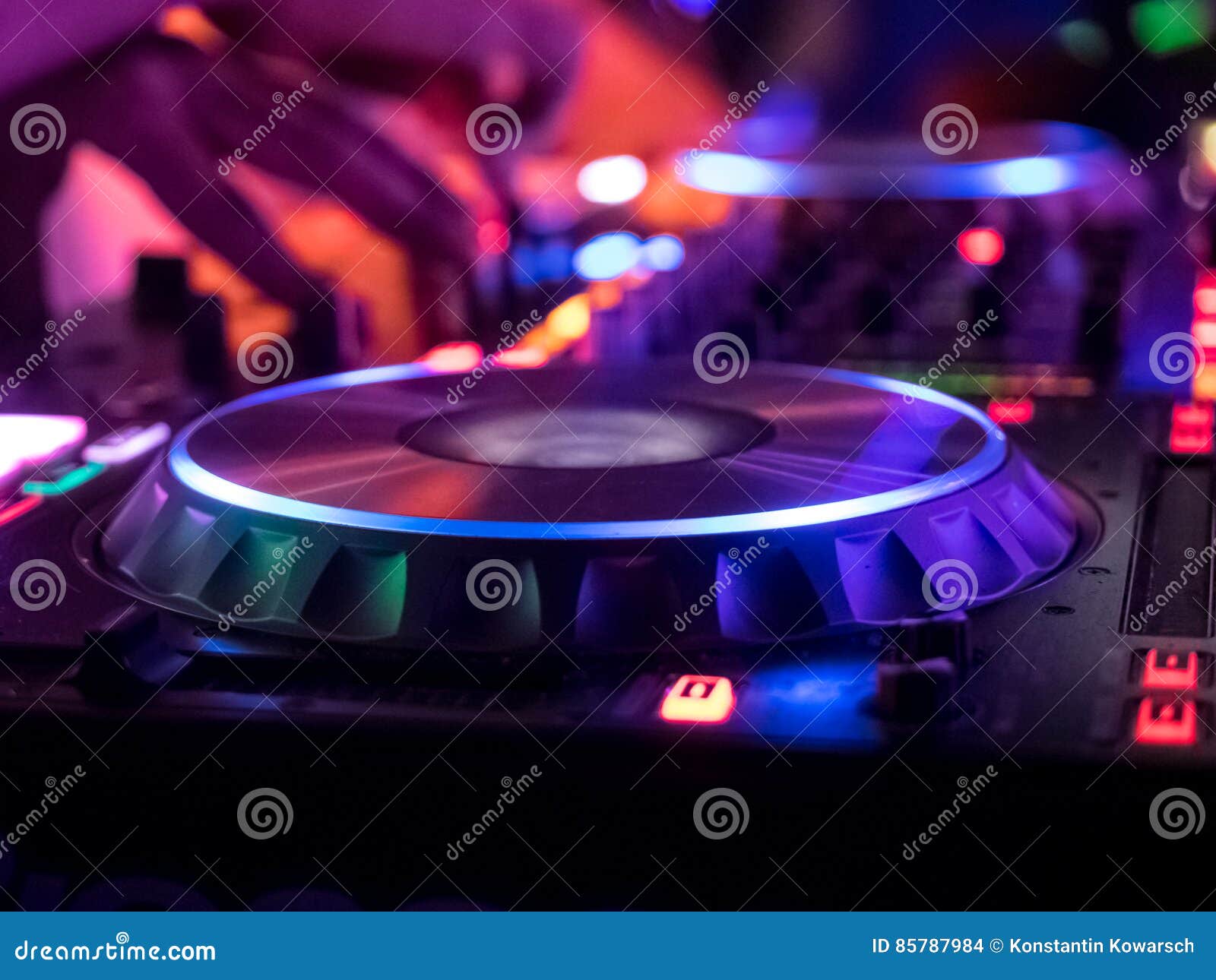 DJ Turntable stock photo. Image of party, button, grooved - 85787984