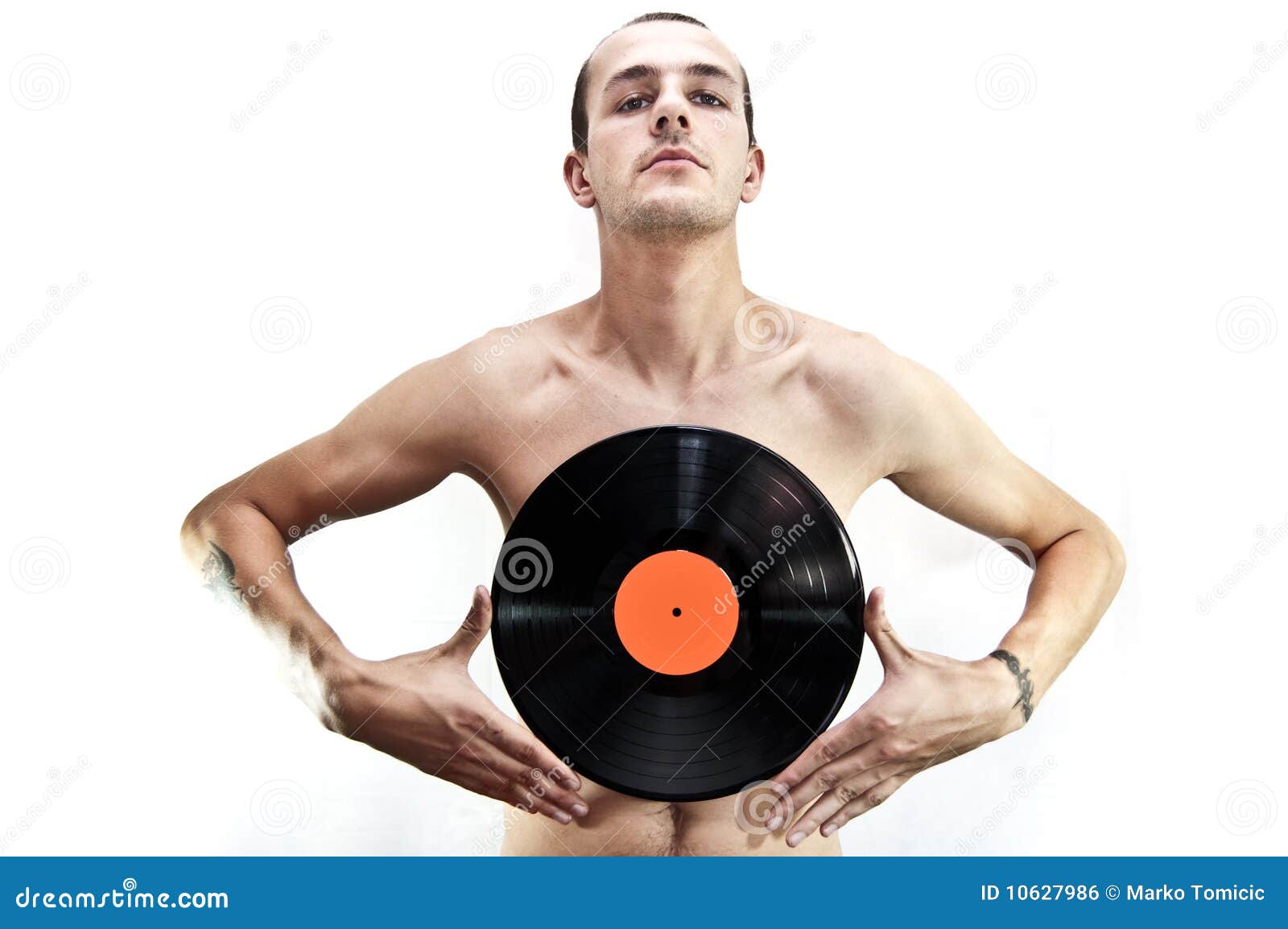 Dj with vinyl stock photo. Image of hand, dance, disc - 10627986