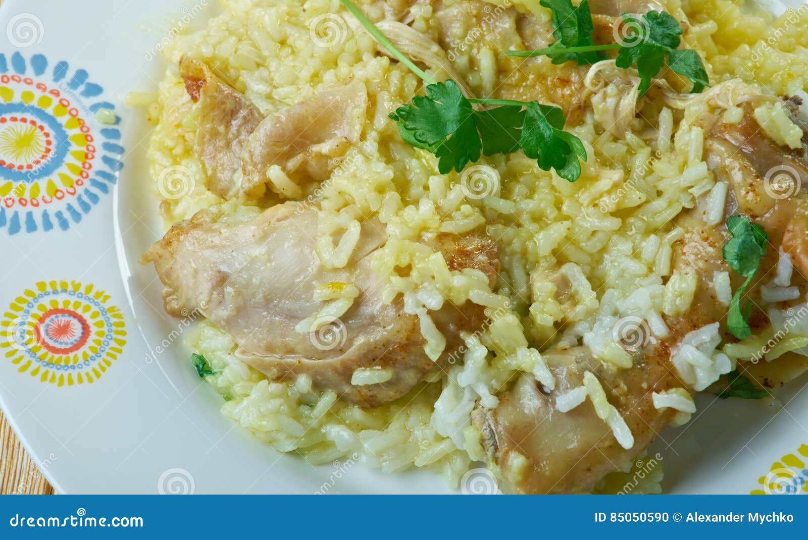 Djaj Fouq El-Eis stock photo. Image of dinner, curry - 85050590