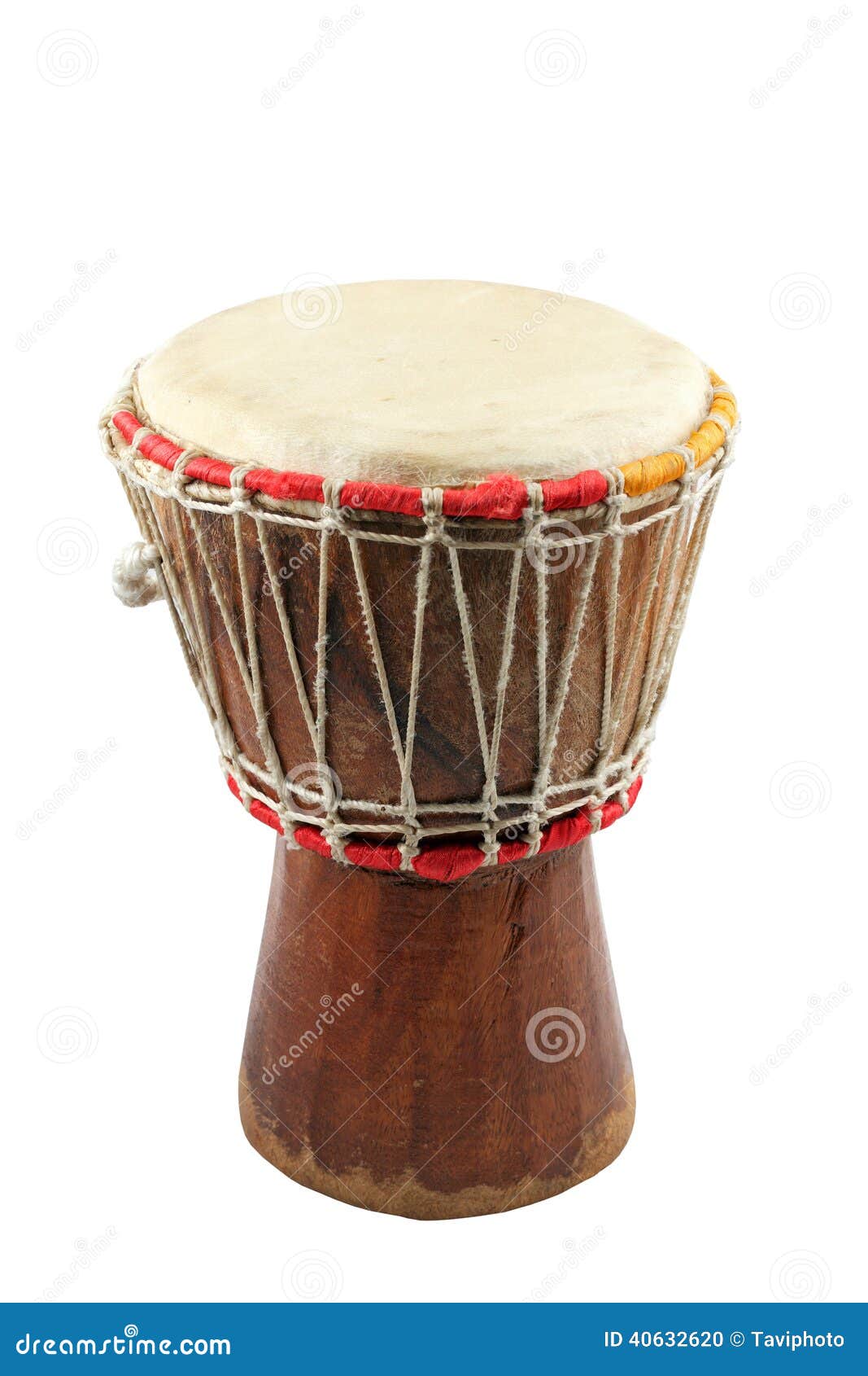 Djembe Africano En El Fondo Blanco Foto de archivo - Imagen de ...
