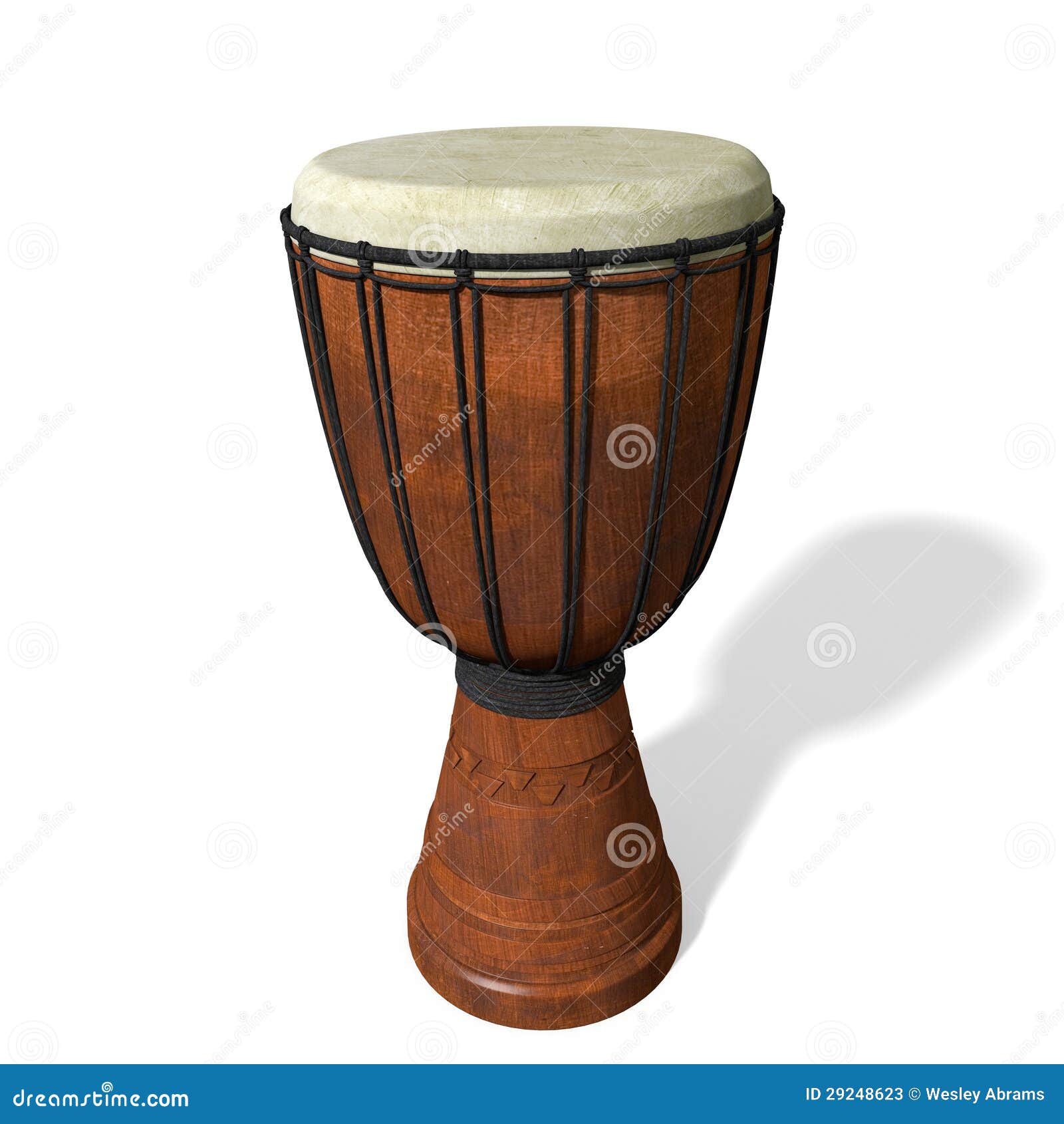 Djembe Drum stock illustration. Illustration of wood - 29248623