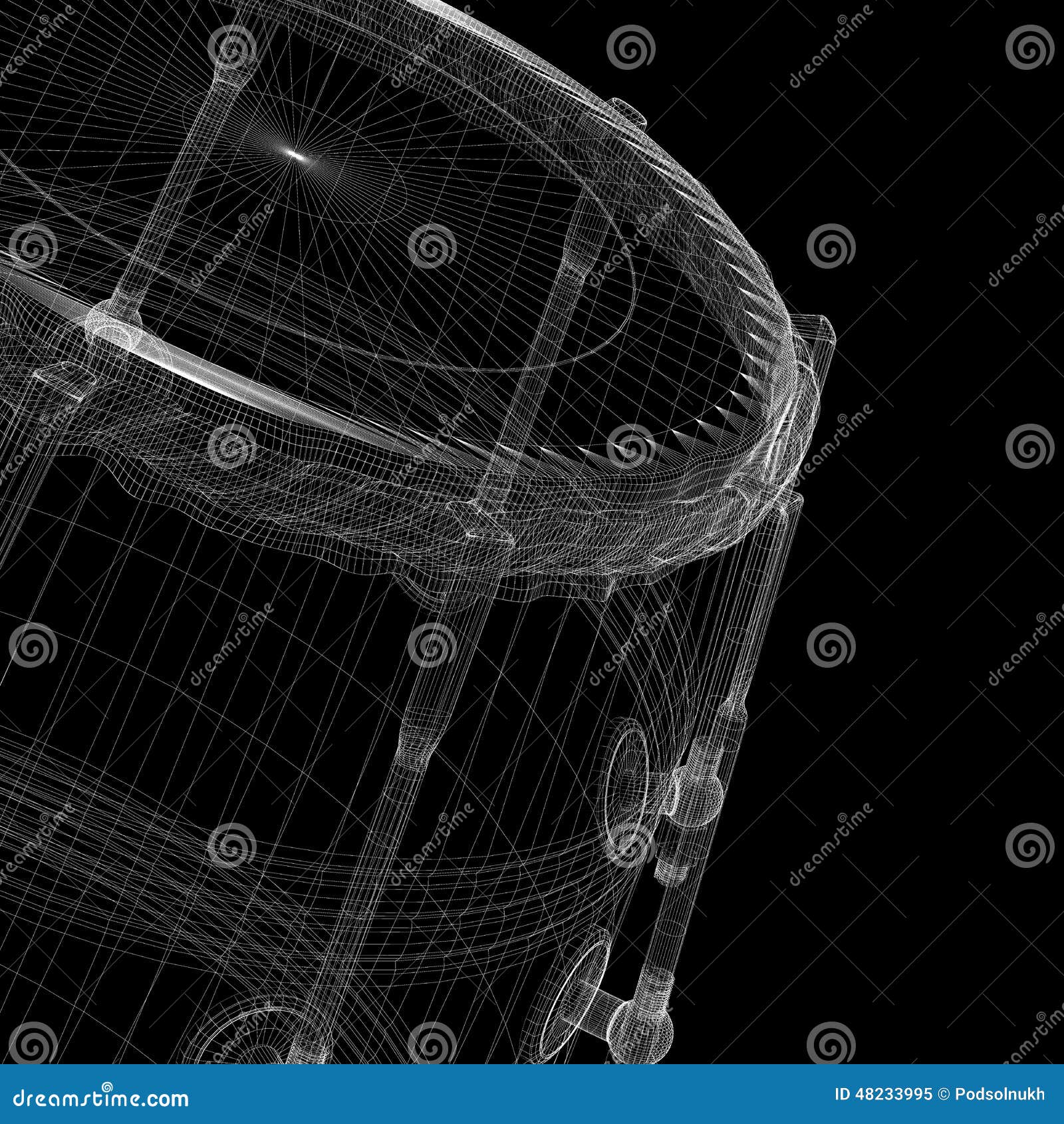 Djembe Drum Groove stock illustration. Illustration of objects - 48233995