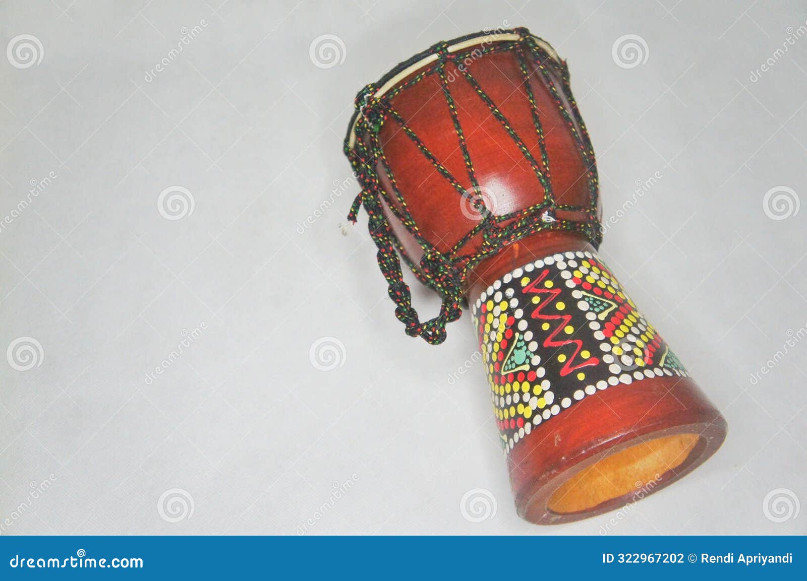 Djimbe or Jimbe Musical Instrument Stock Photo - Image of djimbe, beat ...