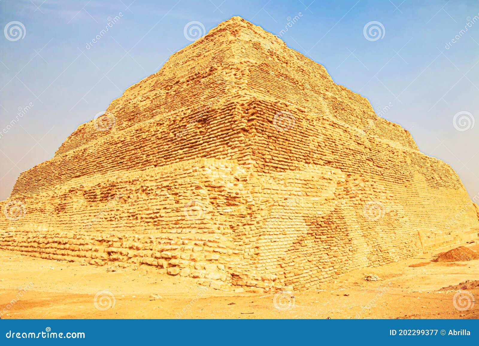 The Djoser Pyramid, The First Pyramid Erected In The Sahara Desert ...