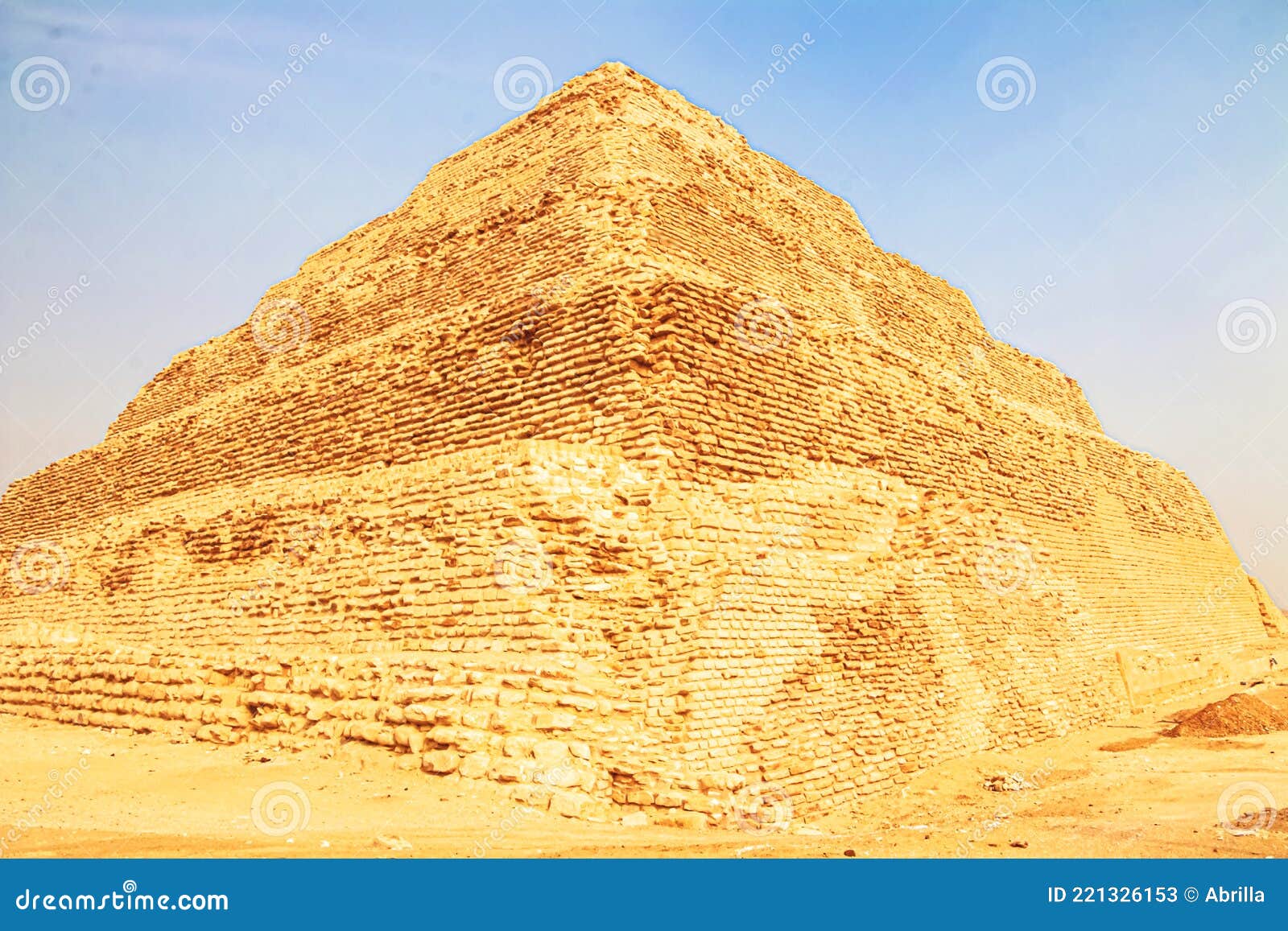 The Djoser Pyramid, The First Pyramid Erected In The Sahara Desert ...
