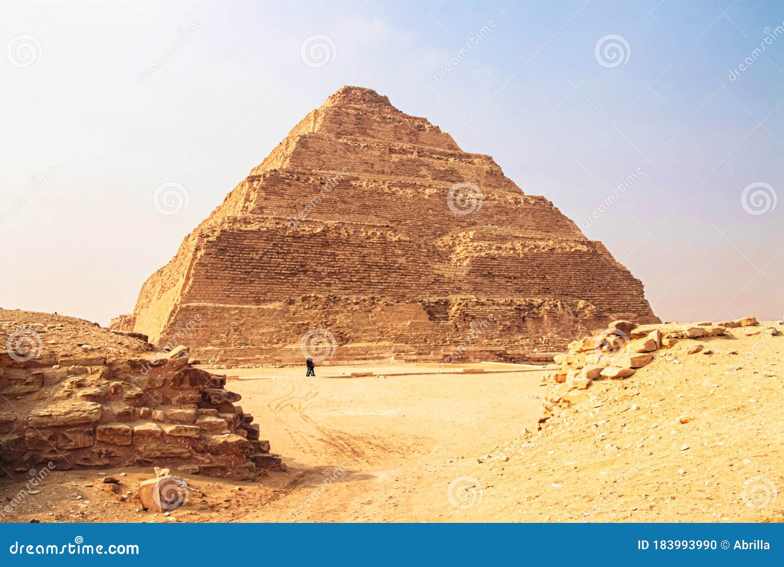 The Djoser Pyramid, The First Pyramid Erected In The Sahara Desert ...