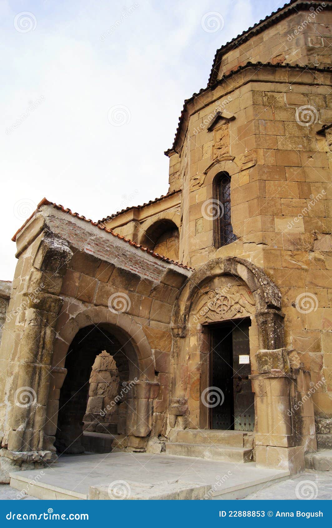 Djvari monastery stock image. Image of arch, famous, jvari - 22888853