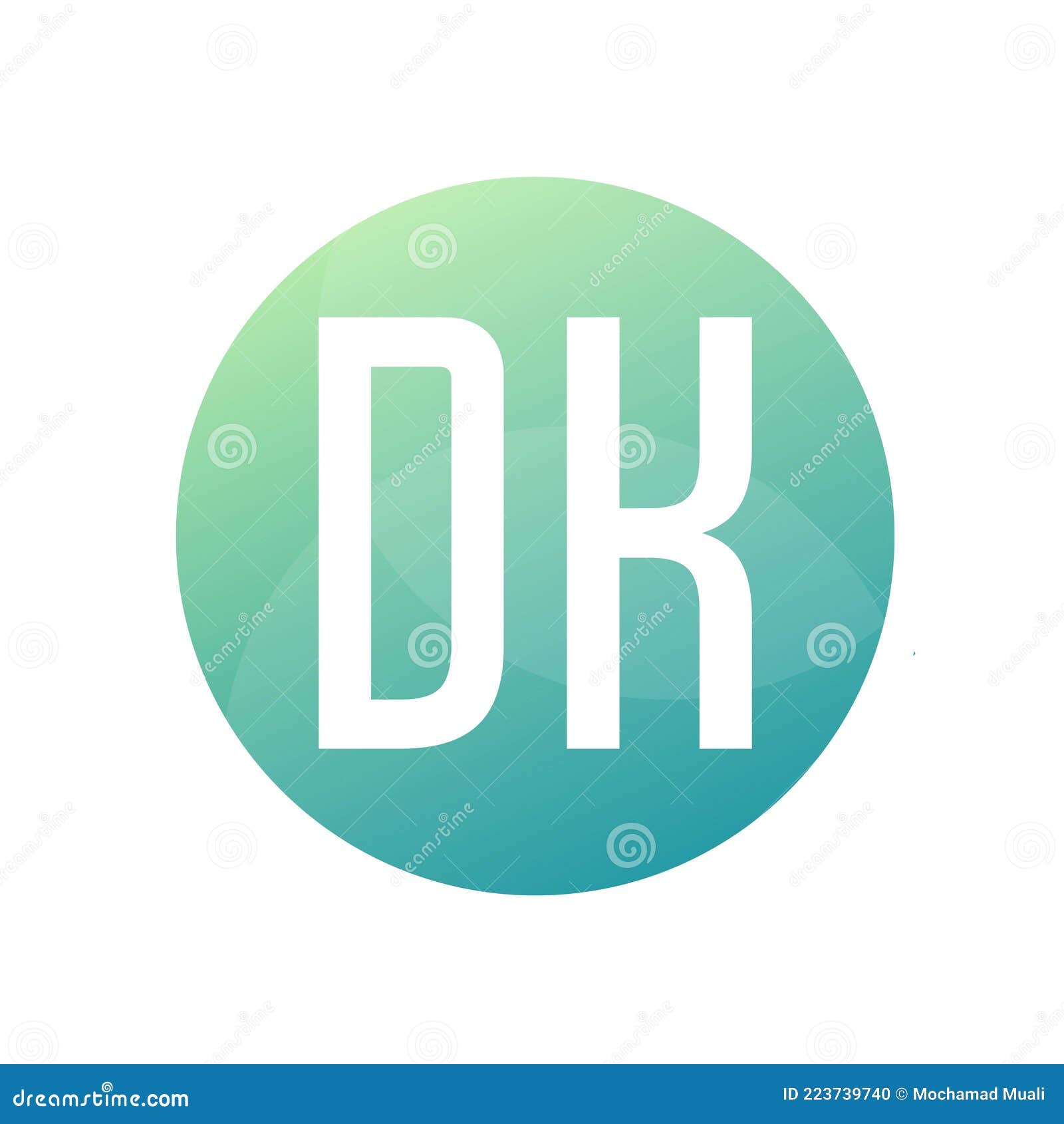 DK Letter Logo Design with Simple Style Stock Vector - Illustration of ...