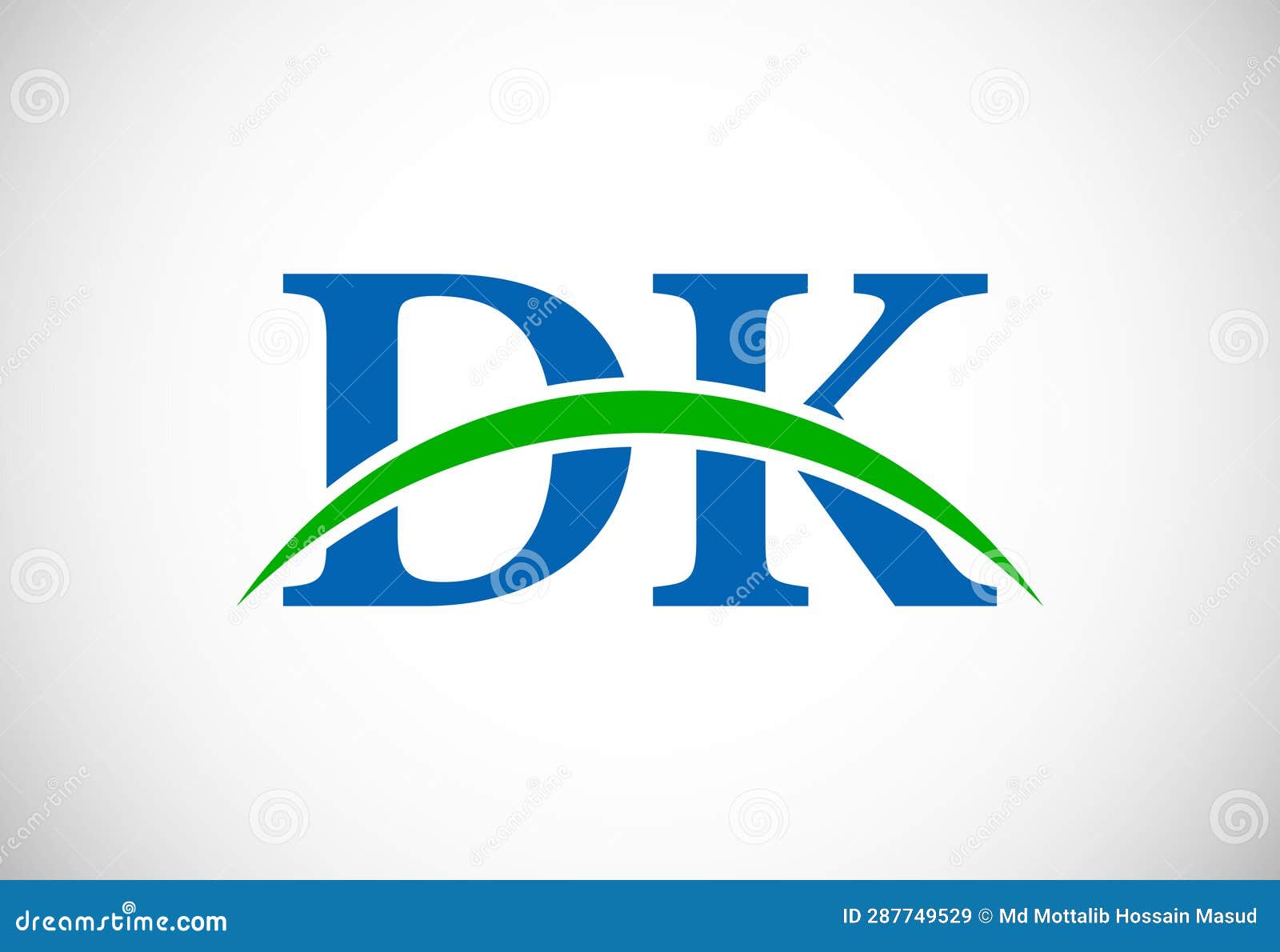 DK Letter Logo Design, Vector Illustration Stock Illustration ...