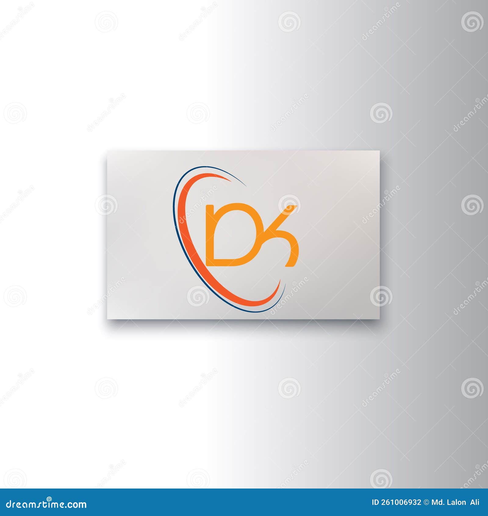 DK Text Logo Design stock vector. Illustration of multimedia - 261006932