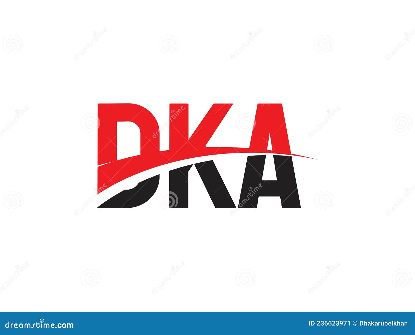 DKA Letter Initial Logo Design Vector Illustration Stock Vector ...