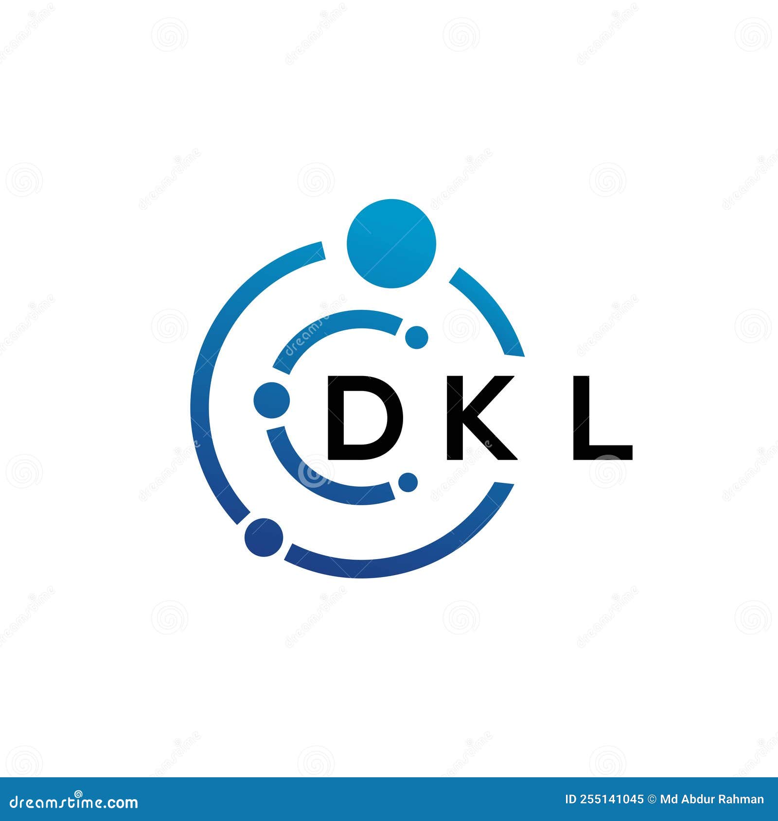 DKM Letter Logo Design on White Background. DKM Creative Initials ...