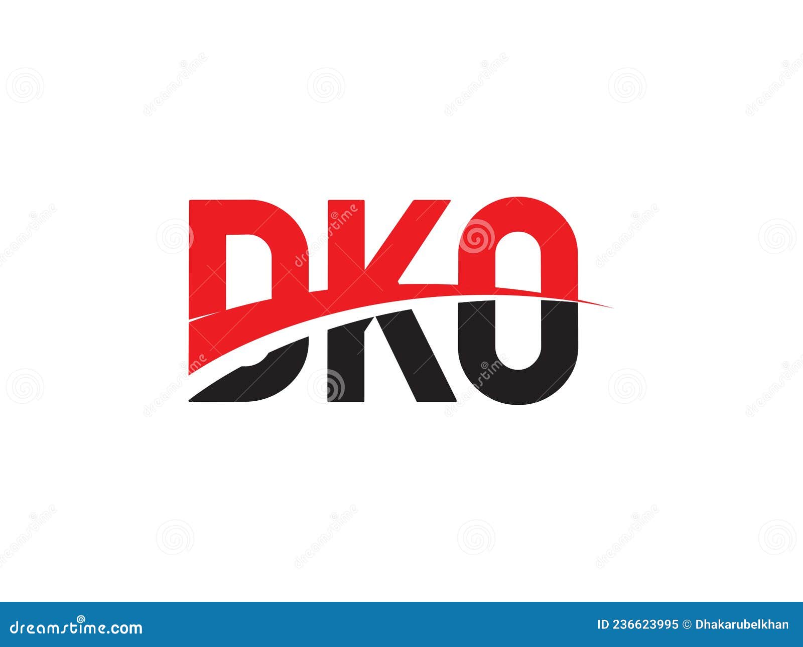 DKO Letter Initial Logo Design Vector Illustration Stock Vector ...