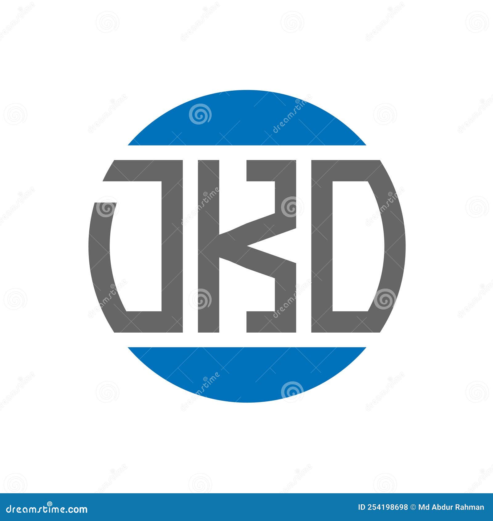 DKO Letter Logo Design on White Background. DKO Creative Initials ...