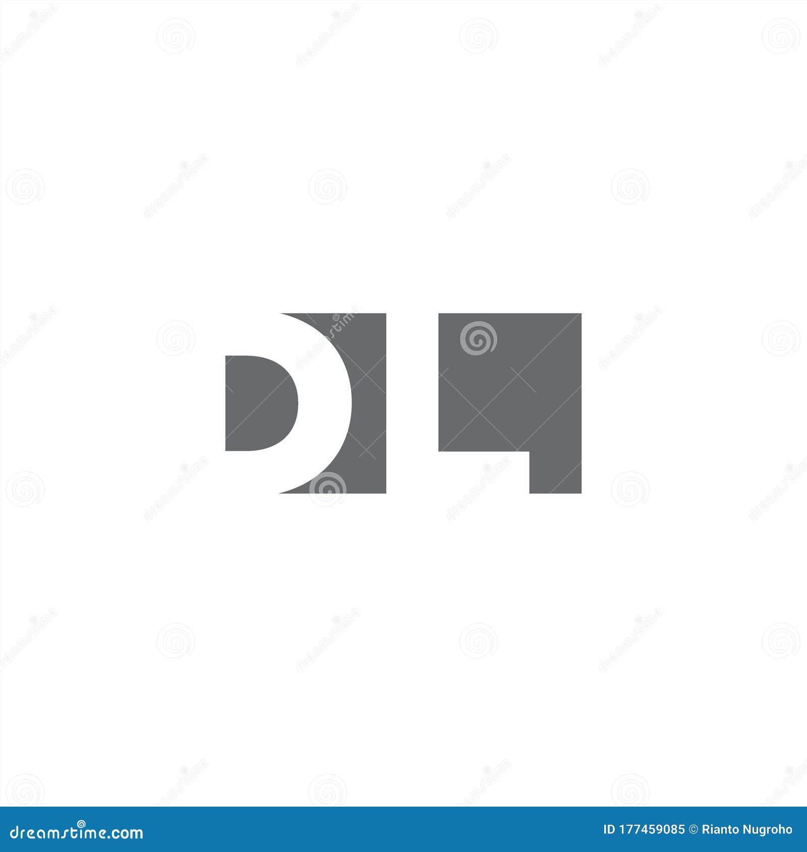 DL Logo Monogram with Negative Space Style Design Template Stock Vector ...