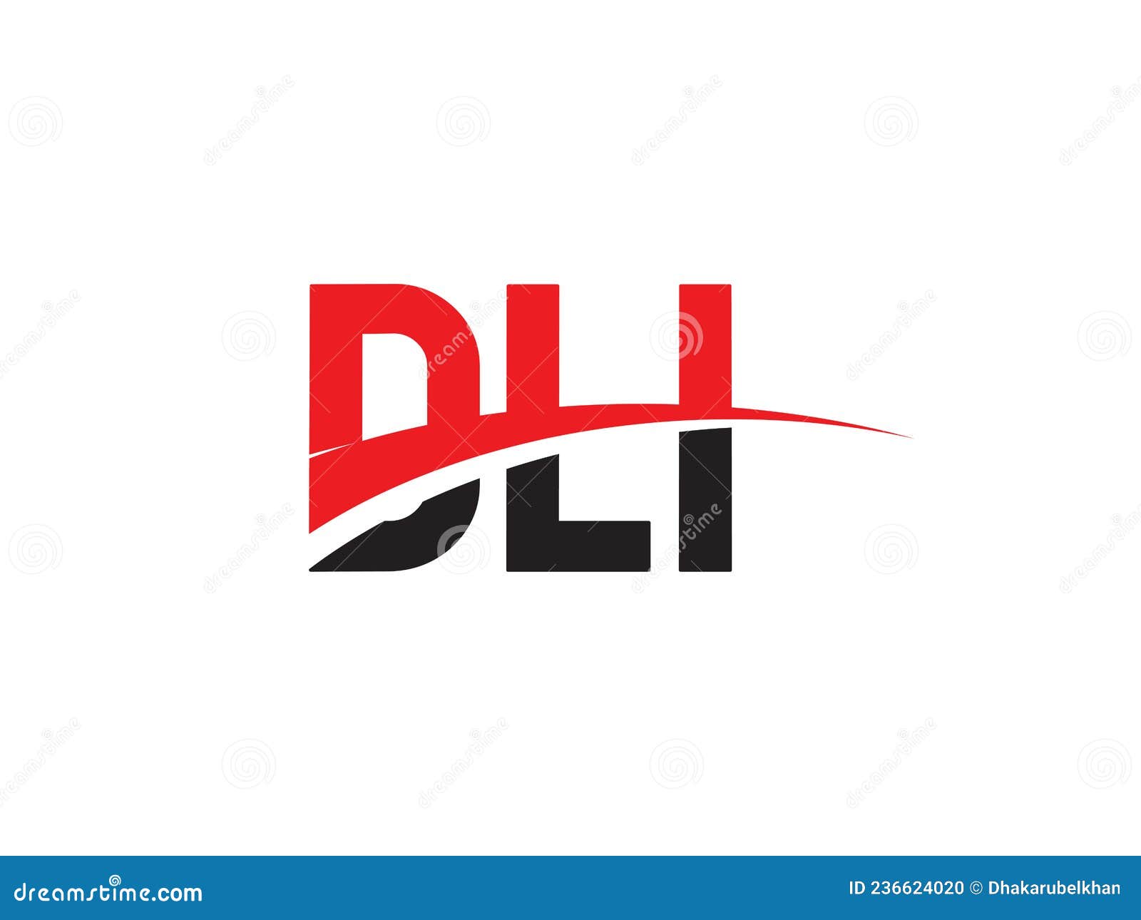 DLI Letter Initial Logo Design Vector Illustration Stock Vector ...