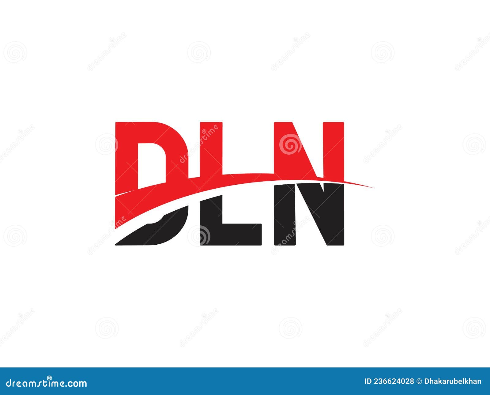 DLN Letter Initial Logo Design Vector Illustration Stock Vector ...