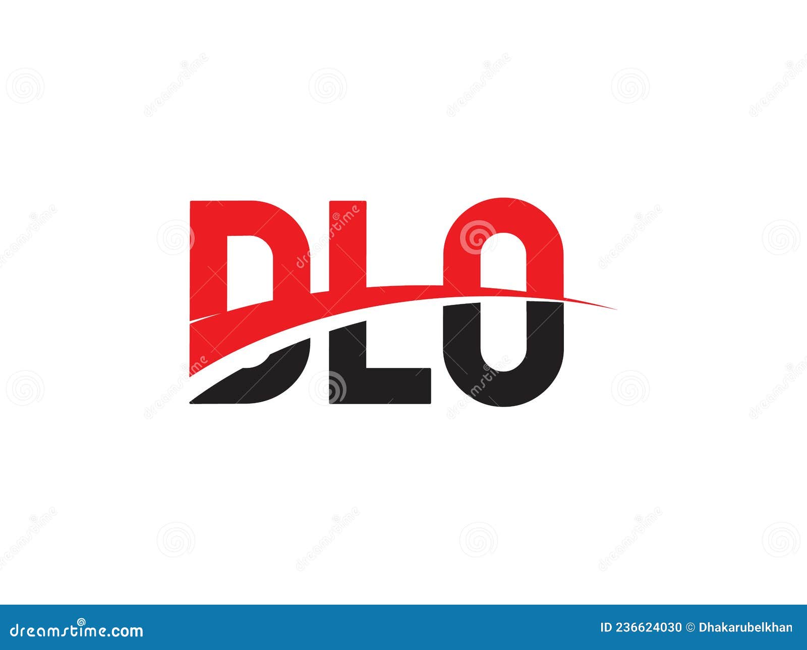 DLO Letter Initial Logo Design Vector Illustration Stock Vector ...