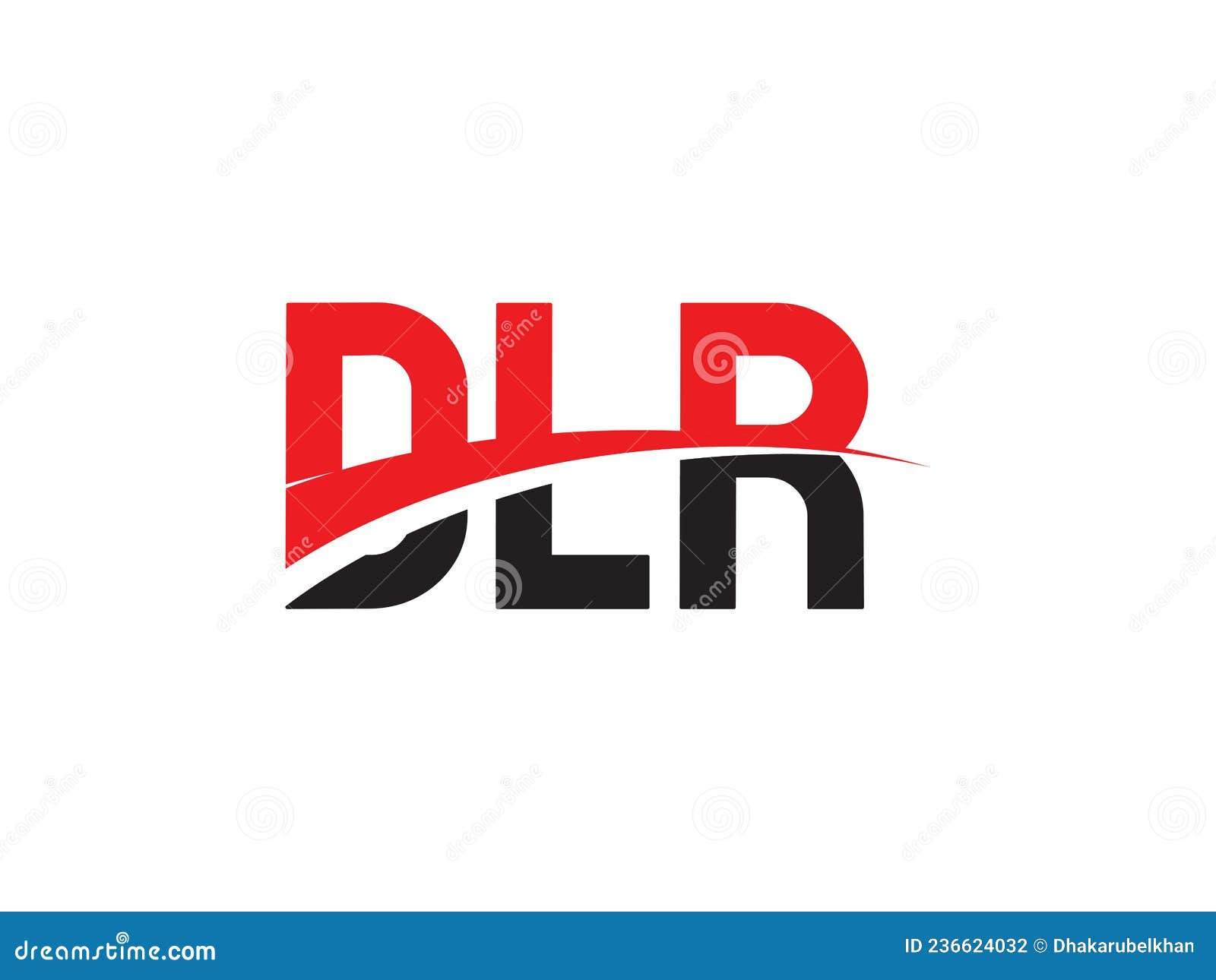 DLR Letter Initial Logo Design Vector Illustration Stock Vector ...