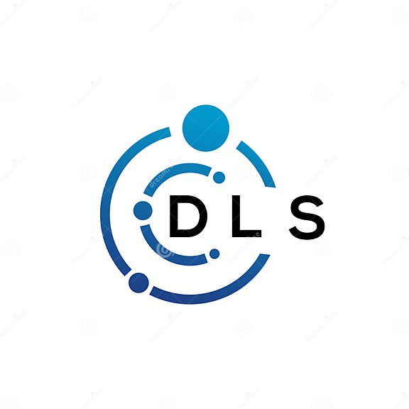 DLS Letter Logo Design on White Background. DLS Creative Initials ...
