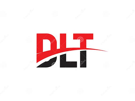 DLT Letter Initial Logo Design Vector Illustration Stock Vector ...
