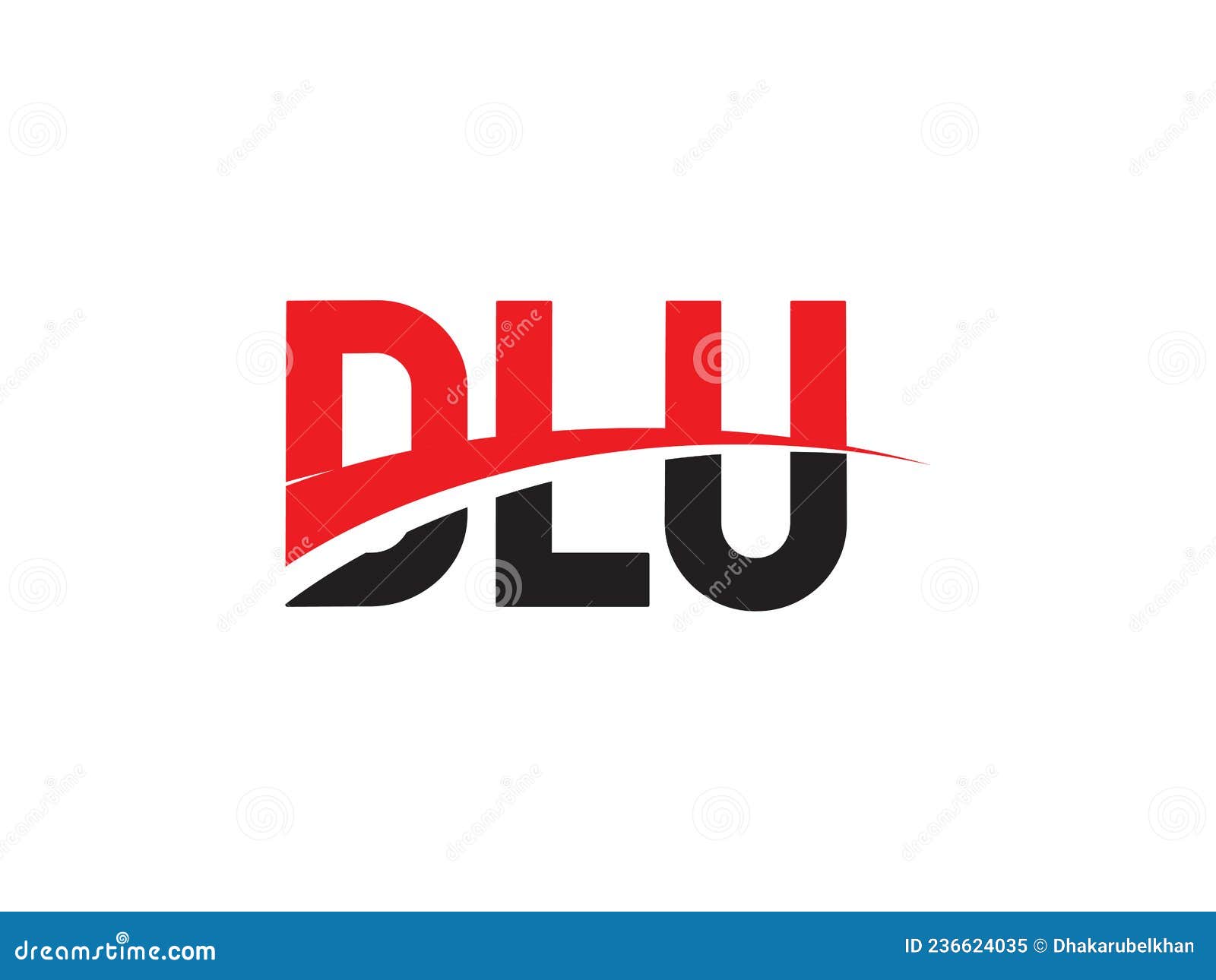 DLU Letter Initial Logo Design Vector Illustration Stock Vector ...