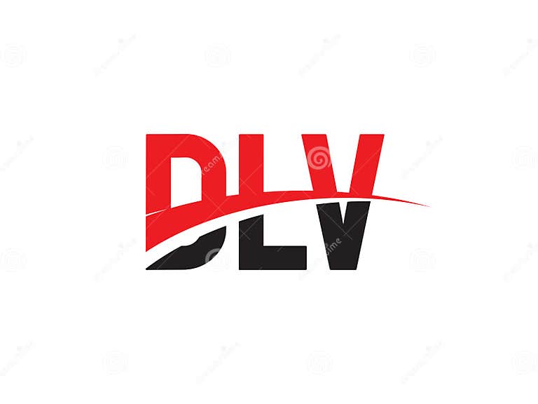 DLV Letter Initial Logo Design Vector Illustration Stock Vector ...