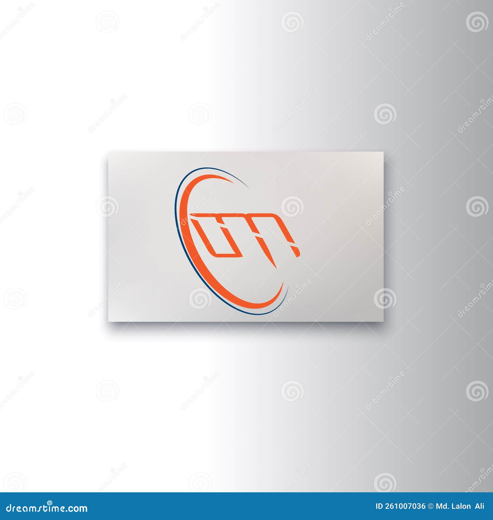 DM Text Logo Design stock vector. Illustration of screenshot - 261007036