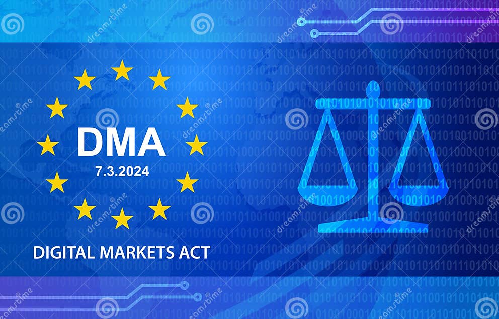 DMA Digital Markets Act Notification Background Stock Image - Image of ... DMA Digital Markets Act Notification Background Stock Image - Image of ...